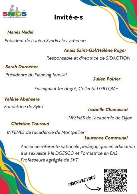 L’Éducation à la Vie Affective, Relationnelle et Sexuelle (EVARS) | SNICS